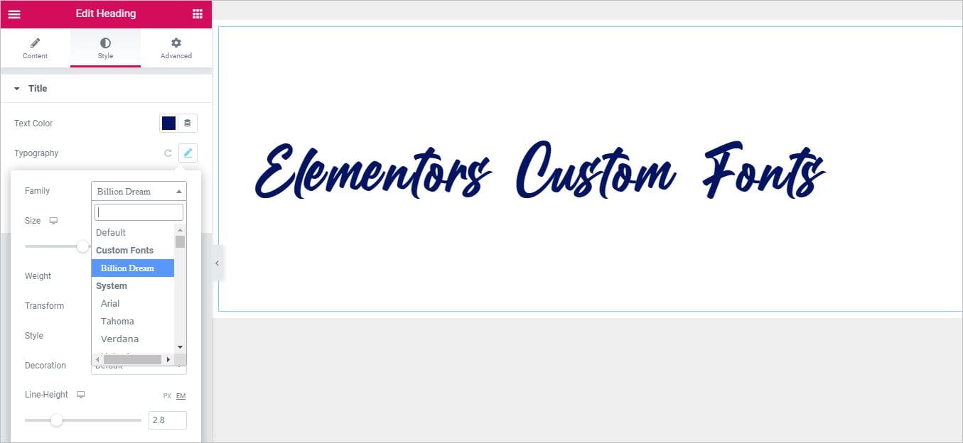 3 Simple Steps To Add Custom Fonts In Elementor Elementor Addons
