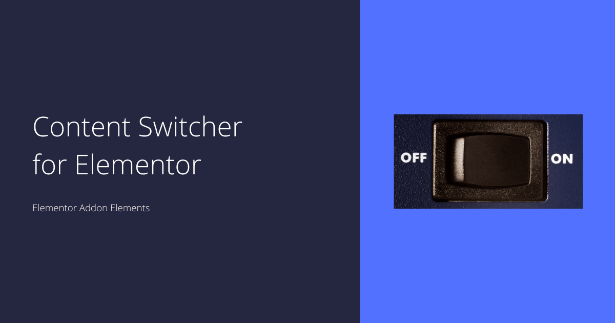 How To Add An Interactive Content Switcher In Wordpress