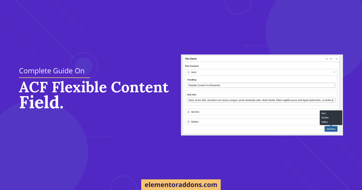 How to Use ACF Flexible Content Field in WordPress How to Use ACF Flexible Content Field in WordPress