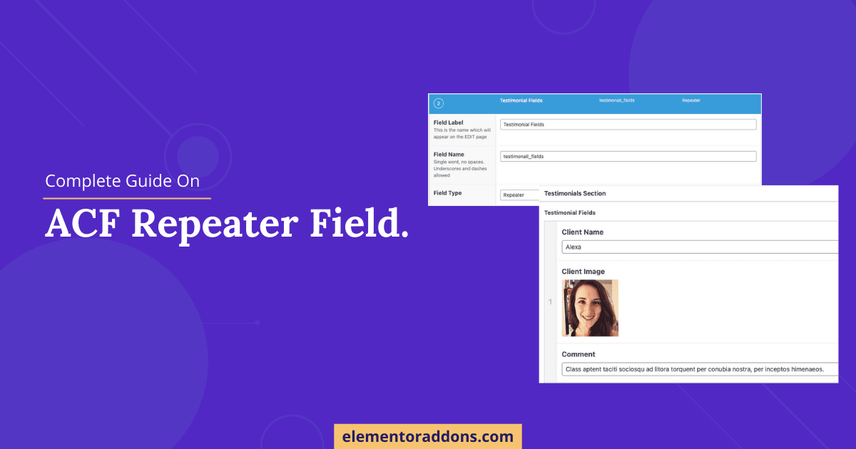 ACF Repeater Field: A Complete Guide - Elementor Addons ACF Repeater Field: A Complete Guide - Elementor Addons