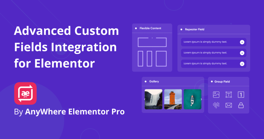 Acf Integration For Elementor Acf Repeater Fields