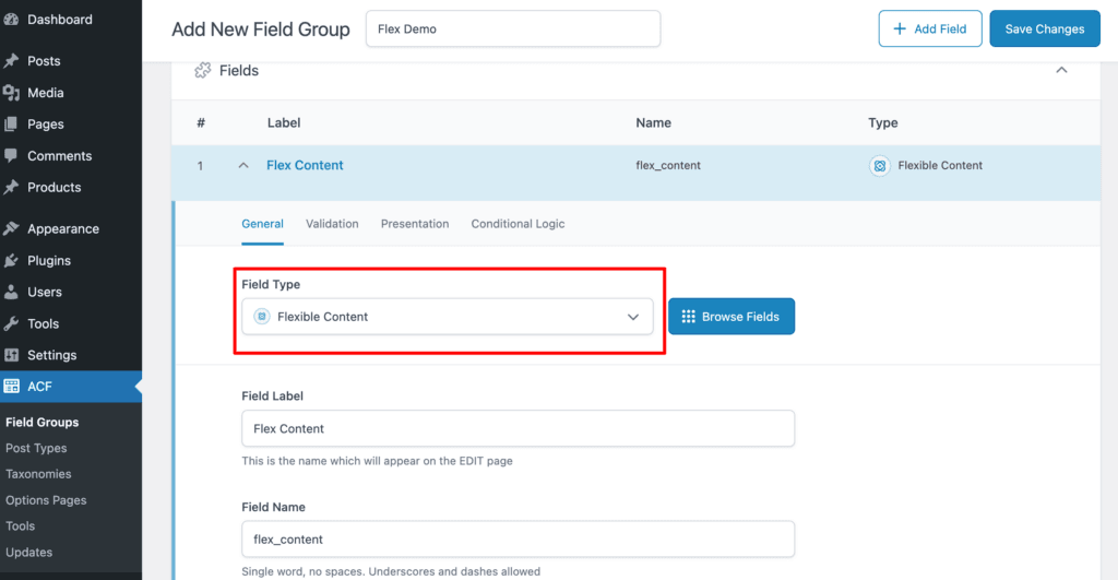 ACF Flexible Content Field Type: Complete Guide