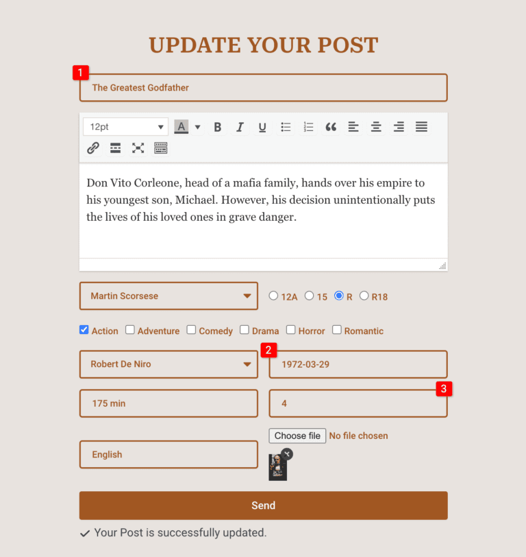 How to Create or Update WordPress Posts Using Elementor Form