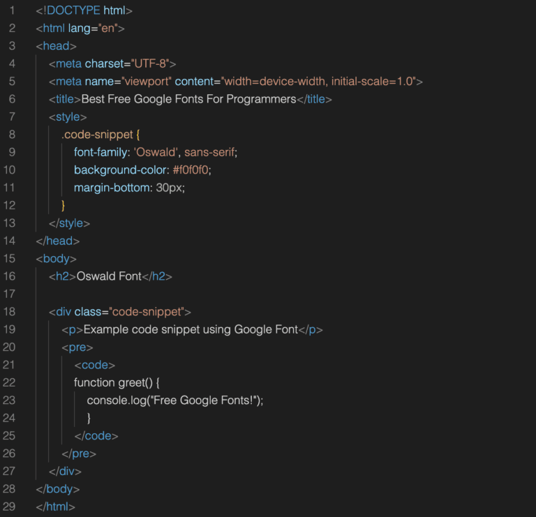 Top 10 Free Google Fonts for Programmers - Elementor Addons