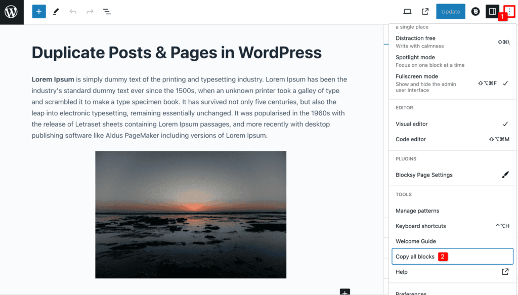 Duplicate Posts and Pages in WordPress - Elementor Addons